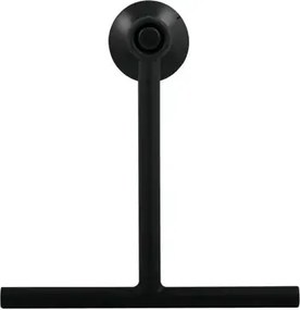 Spirella TIM sprchová stěrka s přísavkou černá / plast / 22 cm