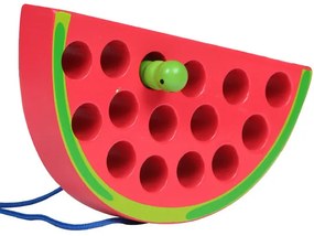Montessori dřevěné ovoce Motiv: meloun 2
