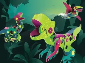 CLIXO Magnetická stavebnice Dino Discovery / 22 ks / od 6 let