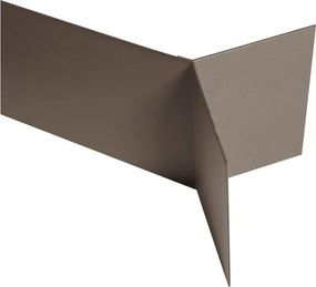 Hnědé kovové police v sadě 3 ks 80 cm Lorin – WOOOD
