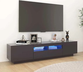 vidaXL TV skříňka s LED osvětlením 180x35x40 cm [3120167] Barva: Černá