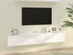 vidaXL 4dílný set TV skříněk kompozitní dřevo [3114529] Barva: Bílá