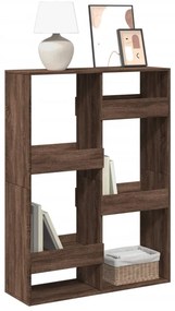 Knihovna hnědý dub 100 x 33 x 135 cm kompozitní dřevo 3309390