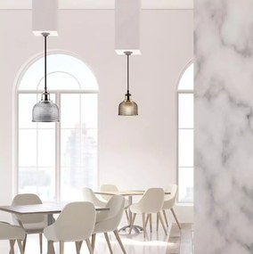 LED Solution Skleněný Amber lustr pro žárovku E27 Ø145mm 3732