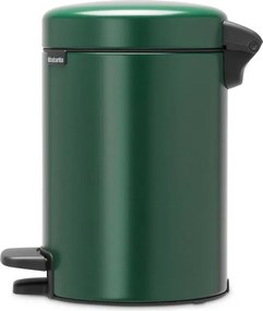 Odpadkový koš s pedálem NewIcon 3l tmavě zelený