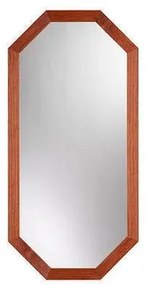 Amirro Merkur Zrcadlo 39 x 80 cm v rámu - vroubkovaná lišta, hnědá 220-192