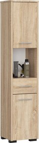 Koupelnová skříňka Fin 30 2D1SZ1W dub sonoma