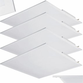 4x LED zapuštěný stropní panel 60x60 40W 4000k