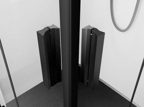 Polysan Polysan, ZOOM BLACK čtvercová sprchová zástěna 900x900mm, rohový vstup, ZL4915BL-02