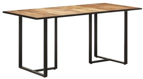 Jídelní stůl 160 cm hrubé mangovníkové dřevo - Default Title