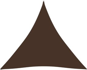 vidaXL Stínící plachta oxfordská látka trojúhelníková 5x5x5 m [135455] Barva: Hnědá