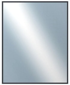 DANTIK - Zarámované zrcadlo - rozměr s rámem cca 40x50 cm z lišty Hliník černá | P01-021 (7001021)