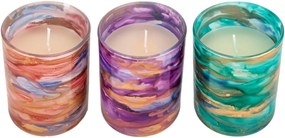 Weltbild Vonné svíčky ve skle Marble, sada 3 ks