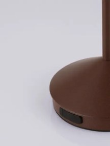 Venkovní stolní lampa Lumo hnědá