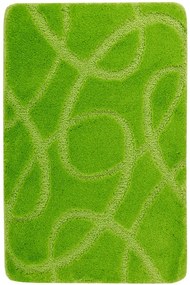Koupelnový kobereček Kobe Light Green světle zelený, linie