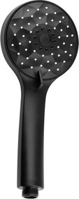Sapho Sapho, Ruční masážní sprcha, 4 režimy, průměr 101mm, ABS/černá mat, 1204-02B