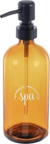 Orion Skleněný hnědý dávkovač na mýdlo SPA, 500ml