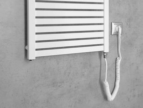 Aqualine TONDI-E 450 x 1330 mm DE470T elektrické otopné těleso bílé