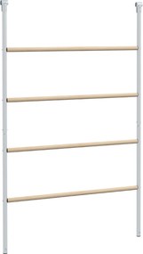 PawHut dřevěný žebřík pro kuřata, hřiště pro kuřata Prolézačka pro 4-6 kuřat 140 x 86 x 2,5 cm přírodní dřevo