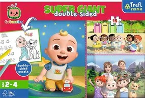 Trefl - Puzzle - Oboustranné puzzle Cocomelon: Veselý den s přáteli SU