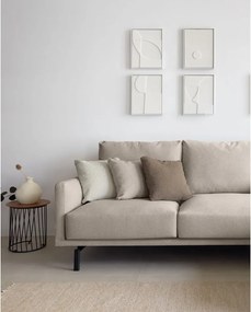Béžová žinylková pohovka 214 cm Galene – Kave Home