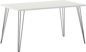 XXXLutz PSACÍ STŮL, černá, bílá, 120/80/74 cm MID.YOU - Online Only psací stoly - 000895011801