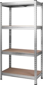 Parkside Performance® Vysokozátěžový regál, pozinkovaná ocel, Š 200 x V 100 x H 50 cm.
