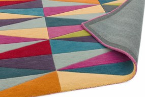 Kusový koberec Funk Triangles - barevný