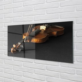 akrylový obraz Housle 125x50 cm