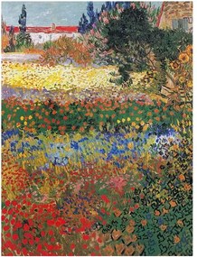 Reprodukce obrazu Vincent van Gogh - Flower Garden, 60 x 45 cm