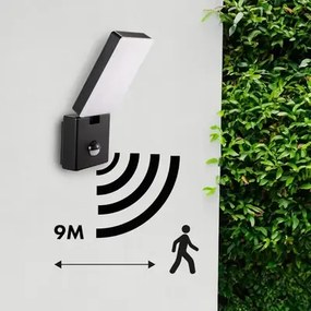 Maclean MCE516 B černá / Venkovní LED světlo / senzor pohybu / 10W / I