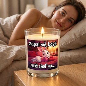 Ahome CZ Krásná svíčka Zapal mě, když máš chuť na - Paní králíková