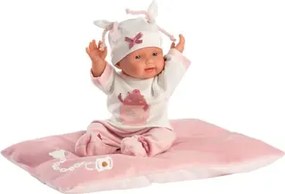 Llorens 26312 NEW BORN HOLČIČKA - realistická panenka miminko s celovi