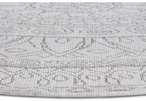 Světle šedý kulatý koberec ø 160 cm Spirit – Hanse Home