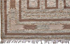 Ručne viazaný kusový koberec Guggenheim DESP P81 Brown Natural, 200x290, hnedá, chodba / predsieň, Diamond Carpets India