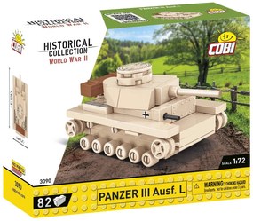 Cobi 3090 německý tank panzer iii ausf. l, 1:72