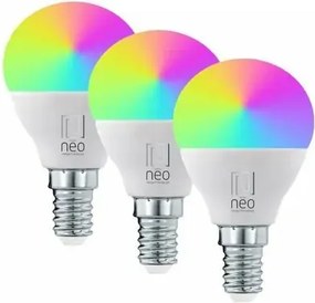 IMMAX NEO LITE SMART sada 3x žárovka LED E14 6W RGB+CCT barevná a bílá