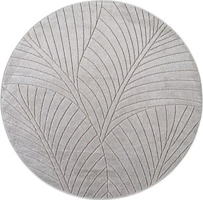 Kulatý vnitřní a venkovní koberec ve stříbrné barvě ø 160 cm Nova 1203 – Ayyildiz Carpets