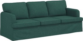 Set pohovek 2 ks Tmavě zelená textil 3407607