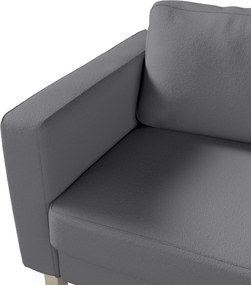 Potah na pohovku IKEA Karlstad, 3-místná, rozkládací barva šedá látka pletený vzor