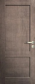 posuvné interiérové dveře do pouzdra LISBONA plné, model 1 Průchozí rozměr: 70 x 197 cm, Orientace dveří: Levé dveře, Dekor: Dub rustikální