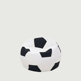 Sedací vak SPORT L černo-bílý