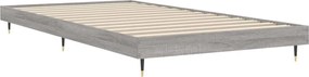 vidaXL Rám postele 100 x 200 cm kompozitní dřevo [832163] Barva: kouřový dub