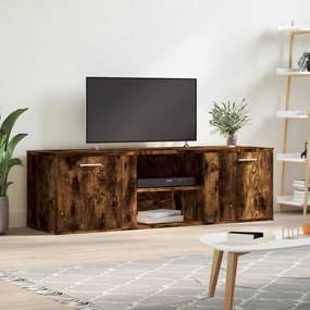 vidaXL TV skříňka kouřový dub 120 x 34 x 37 cm kompozitní dřevo