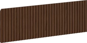 Mexen Mexen, Rýhované čelo pro korpus koupelnové skříňky 70 x 20 cm, ořech, 91A20-0700-235-1-86