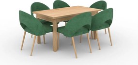 ADRK Furniture Sada stůl s židlemi RODOS 82 SE-ROD-82-CG