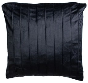 Černý dekorativní polštář JAHU collections Stripe, 45 x 45 cm