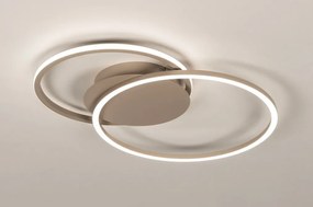 Stropní stmívatelné LED svítidlo Omega 540 Dark Taupe