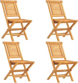 5dílný zahradní jídelní set masivní teakové dřevo 3155025
