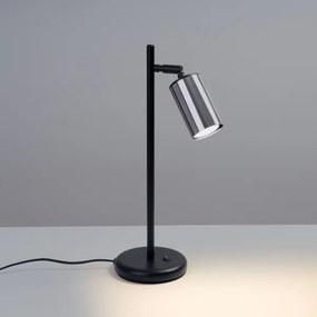 Sollux SL.1373 - Stolní lampa WINX 1xGU10/10W/230V černá/chrom